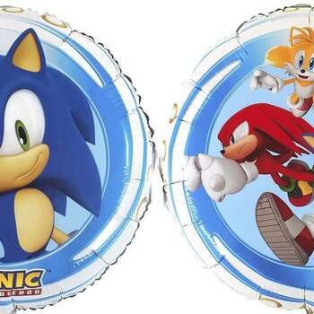 Фолиев балон Sonic Round 46 см Балони за рожден ден Shophelper